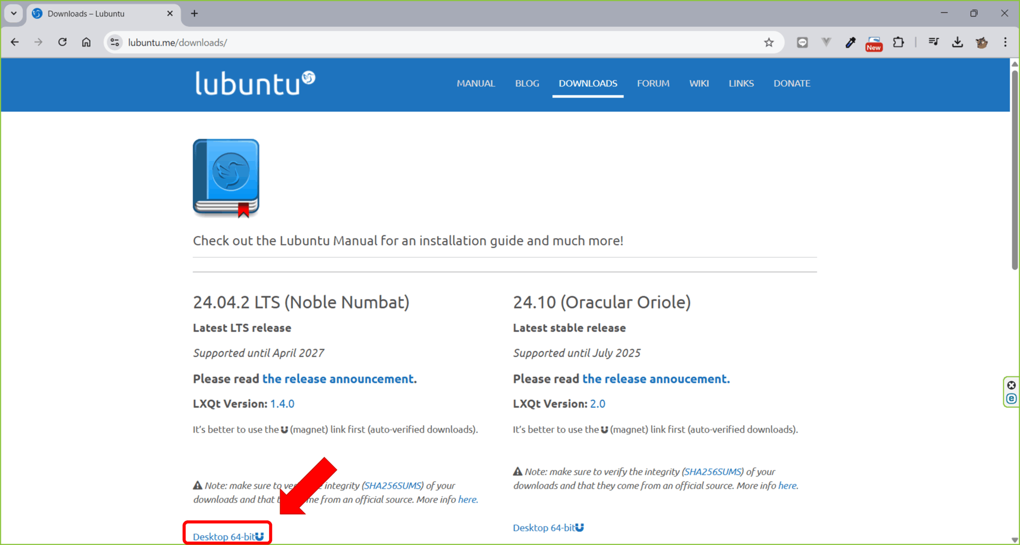 【Linux/Lubuntu】ISOファイルをダウンロードしてみる | おだねこのITブログ